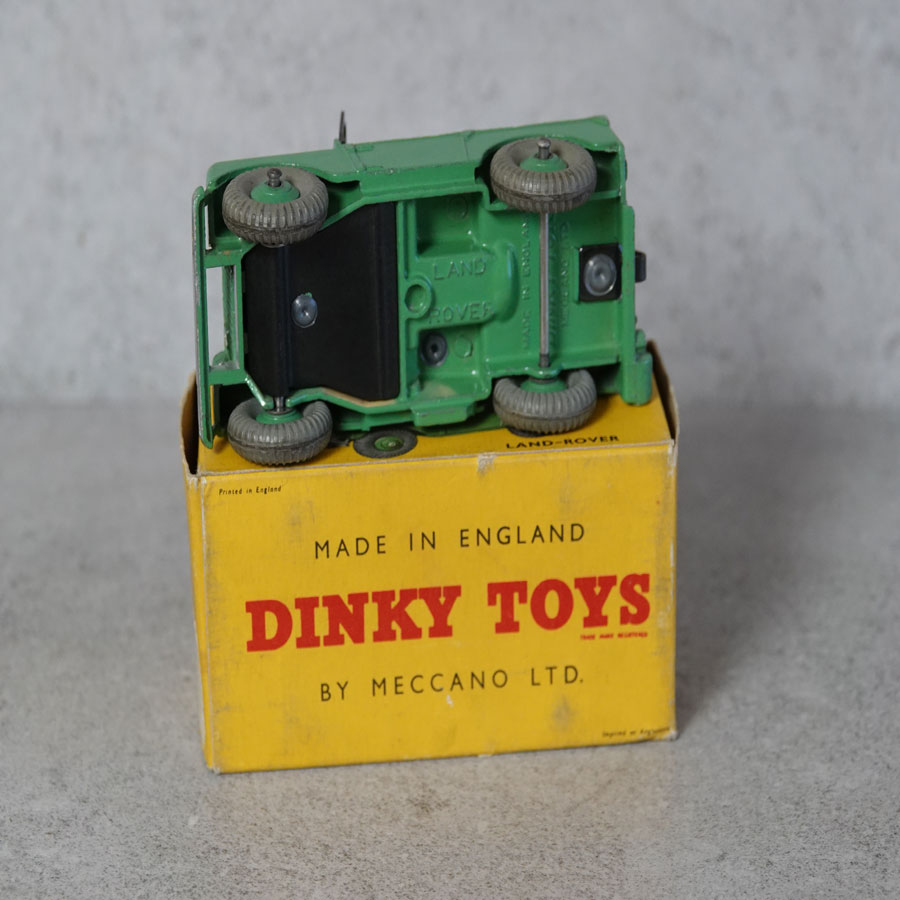 Dinky 340 Land Rover in green & tan #2 near mint boxed - Die Cast ...