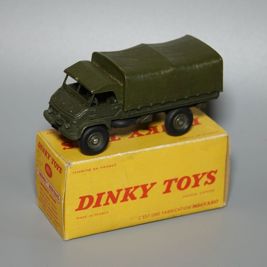 Dinky 821 Camionnette Militaire Unimog Mercedes - Die Cast Models 4 You